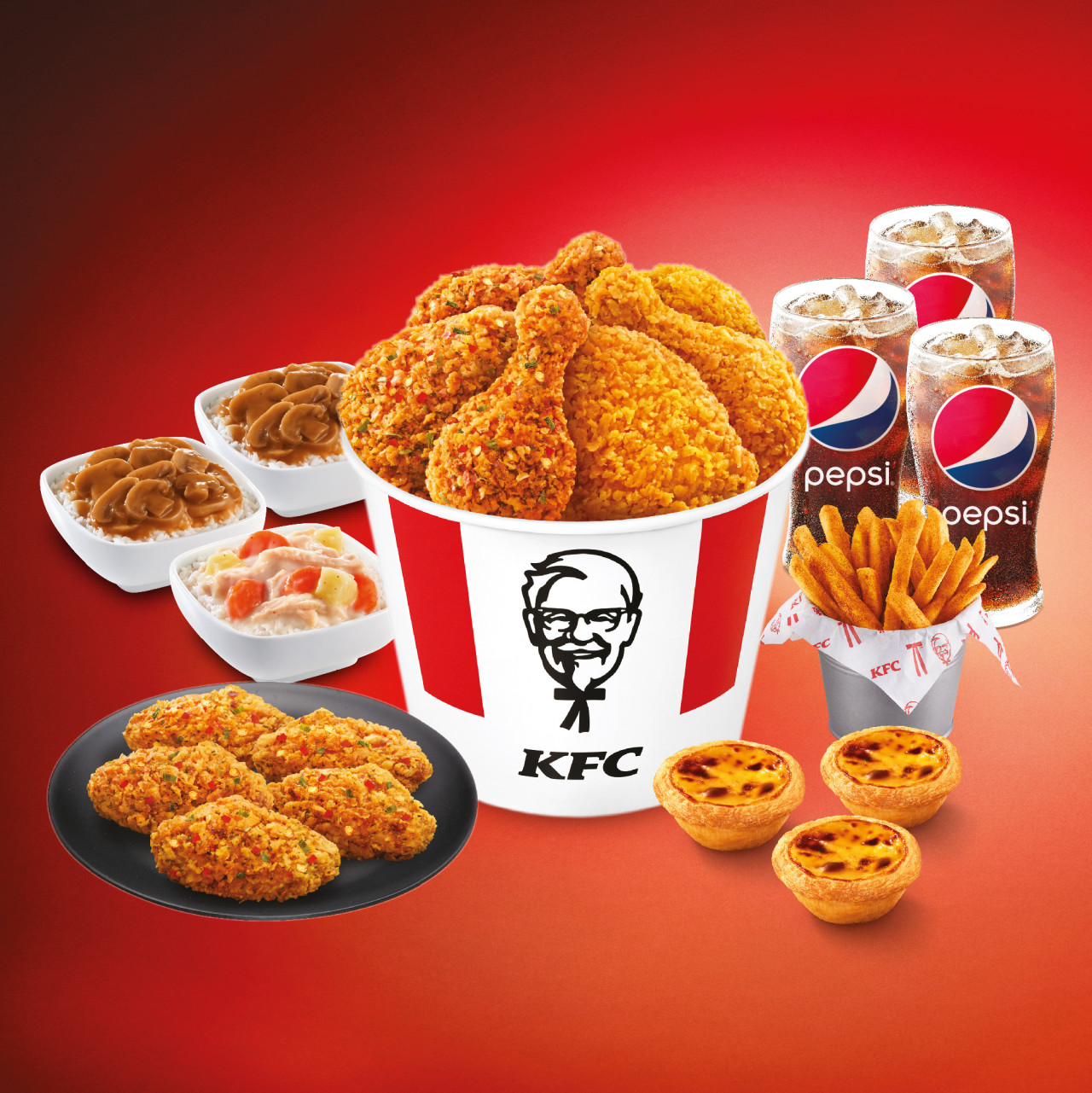 KFC全新合味道香辣海鮮脆雞！限時換購多款杯麵精品 | UHK 港生活