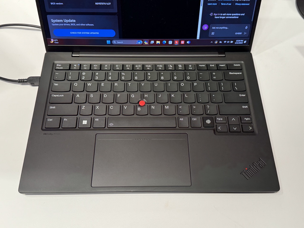 【CES 2024】Lenovo ThinkPad x Intel Core Ultra！AI 提升辦公體驗 | ezone
