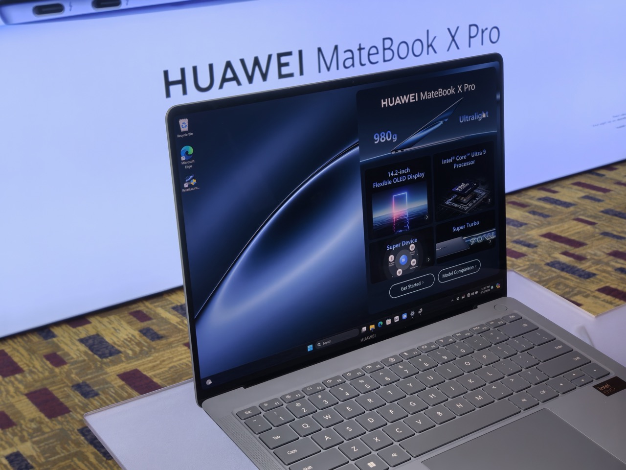 華為MateBook X Pro 2024版實測｜980g超輕14吋機配Intel Core Ultra 9！標榜「Lighter Than Air」開價有驚喜 | ezone