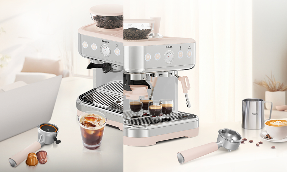 一機有齊膠囊＋意式咖啡？全新 Philips Barista Switch 二合一半自動膠囊意式咖啡機 一機在手 兩種節奏 | UHK 港生活