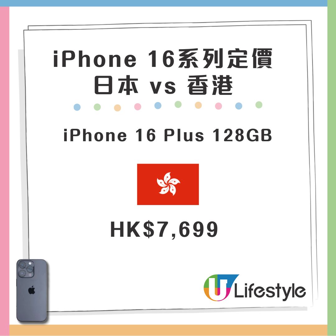 日圓低水遊日買日本iPhone 16/iPhone 16 Plus/iPhone 16 Pro/iPhone 16 Pro Max有無著數？ | ezone