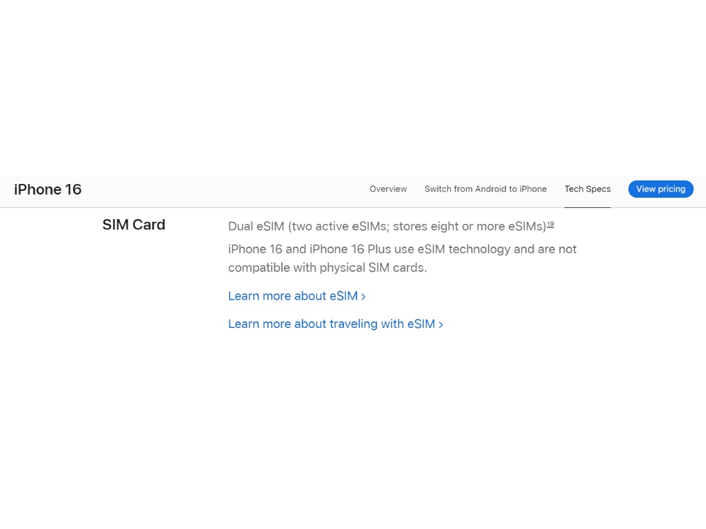 港版 iPhone 16 系列只備雙 SIM 卡槽 想用 eSIM 可以點部署？ | ezone
