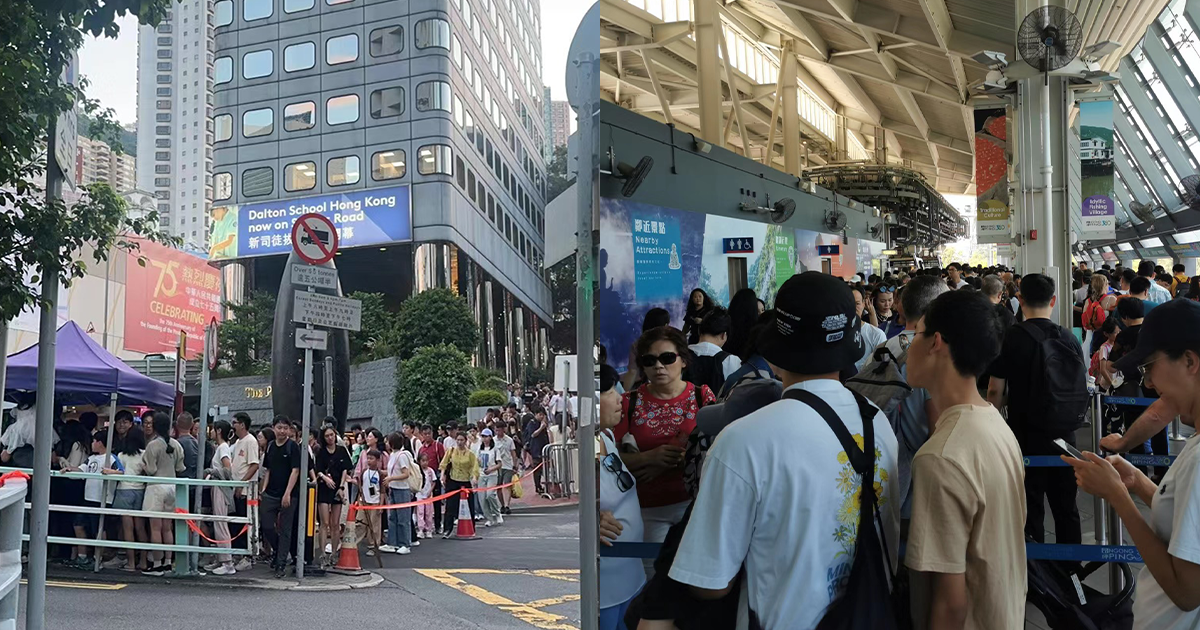 旺角東 MOKO 天橋變內地網紅打卡新景點！上班族：「塞住行人路，有甚麼好拍？」 | ezone