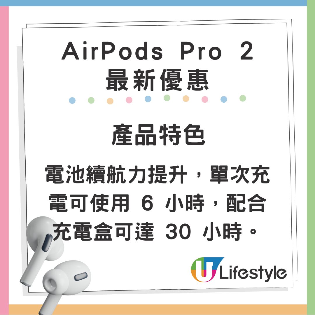 AirPods Pro 2 跌至史上新低價！全新貨＄1201 入手、抵玩過 AirPods 4！ | ezone