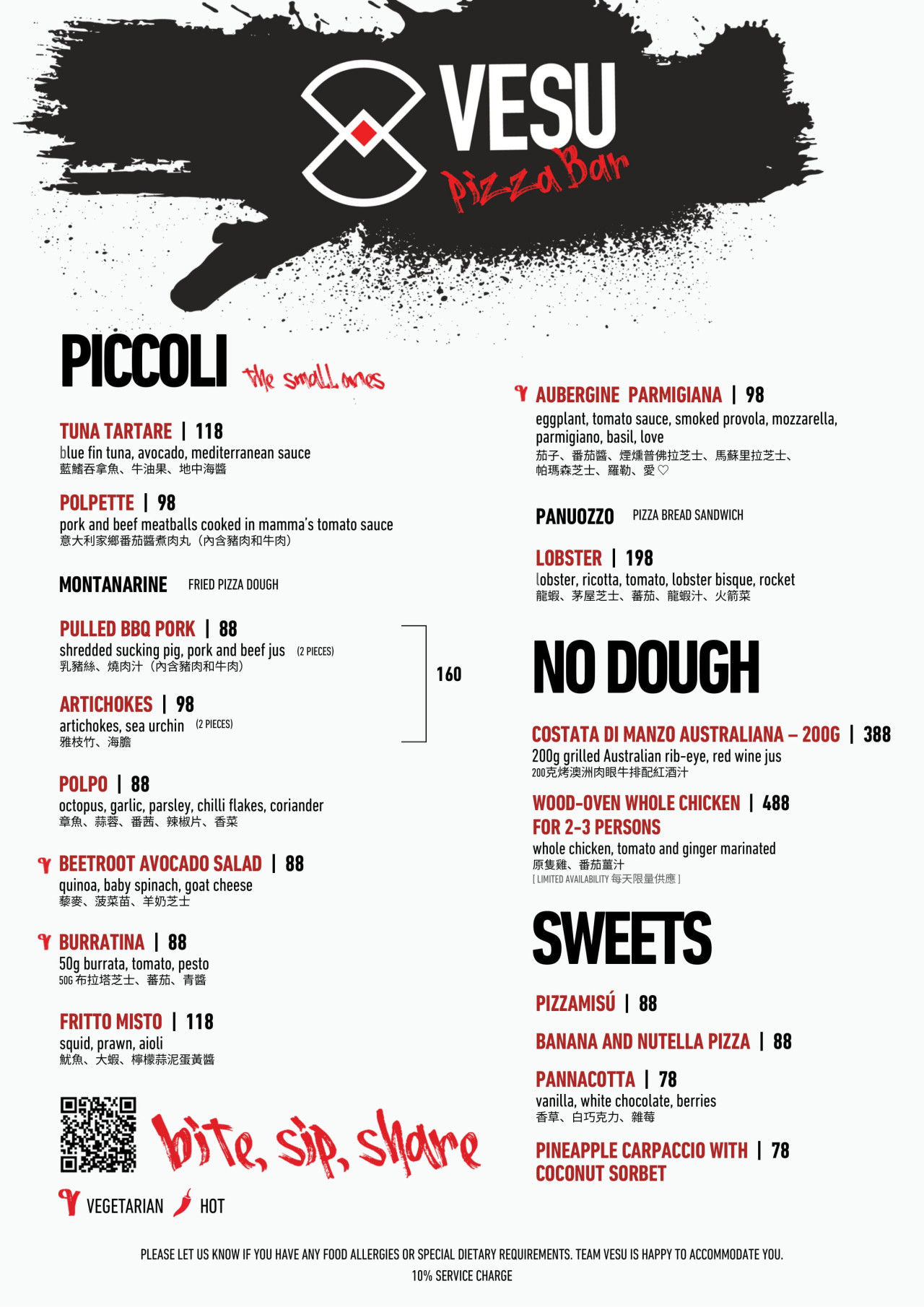 尖沙咀打卡海景餐廳Vesu Pizza Bar 薄餅最平$118！ 花雕酒蒸蟹肉／叉燒Pizza＋除夕倒數派對 | U Food