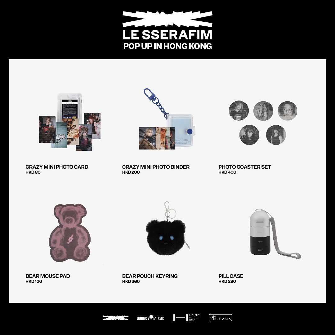 LE SSERAFIM香港POP-UP 2025︱LE SSERAFIM香港期間限定店 成員同款衣服！（附商品列表／地址詳情） | UHK 港生活