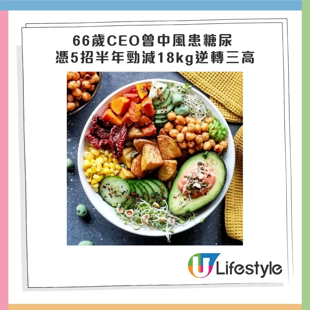 66歲CEO半年減18kg擺脫三高 曾中風患糖尿 憑5招逆轉過健康人生 | ezone