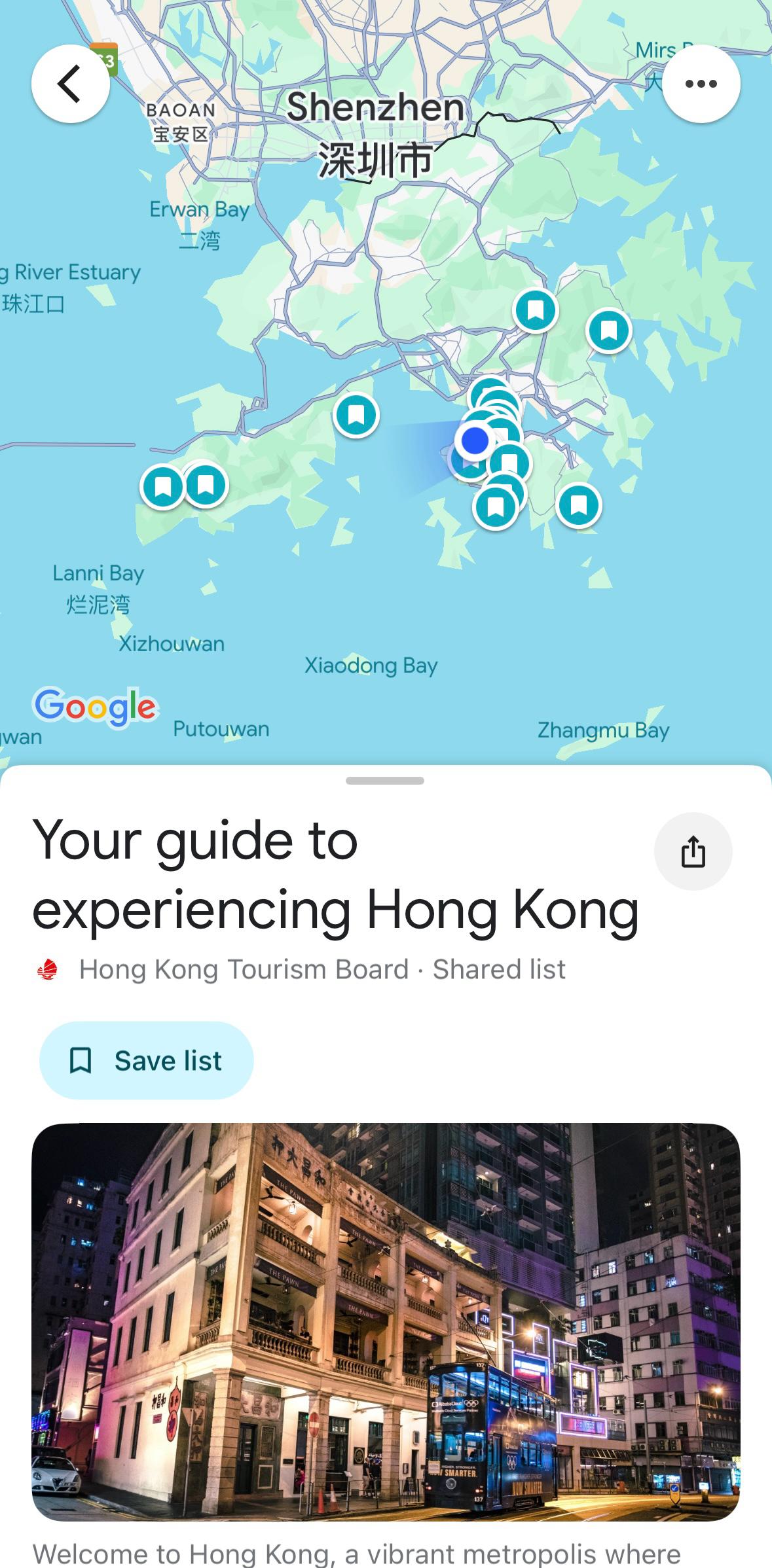 Google 地圖20週年慶祝活動：香港十大打卡熱議地點及全新「地點清單特集」 | ezone