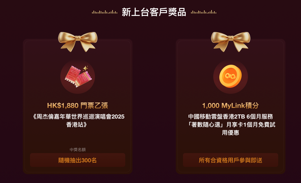 周杰倫演唱會｜中國移動抽獎送超過500張門票 上台升級5G計劃 最多可獲3張抽獎劵 | ezone