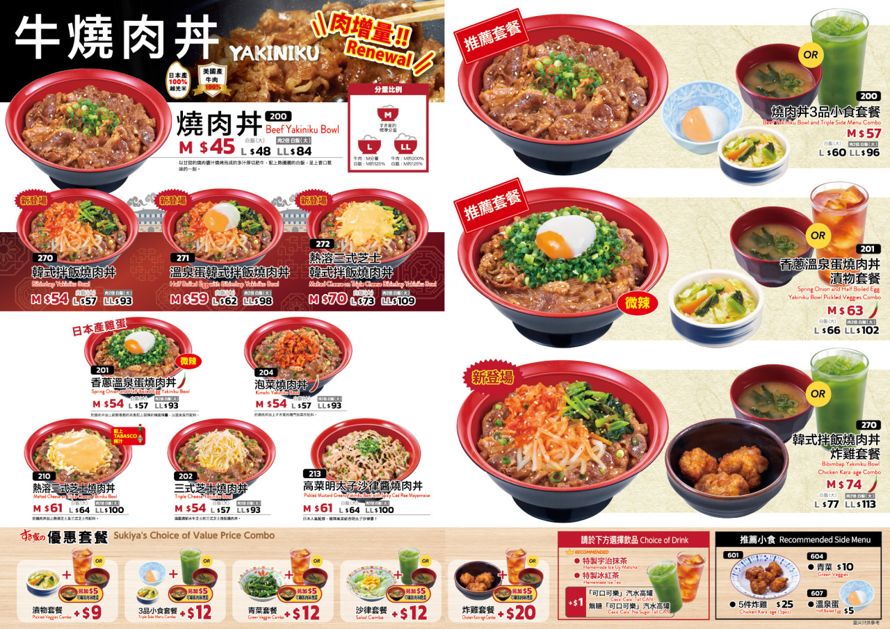 SUKIYA全新24小時分店登陸佐敦！必食$29招牌牛丼全港坐擁17間分店 | UHK 港生活