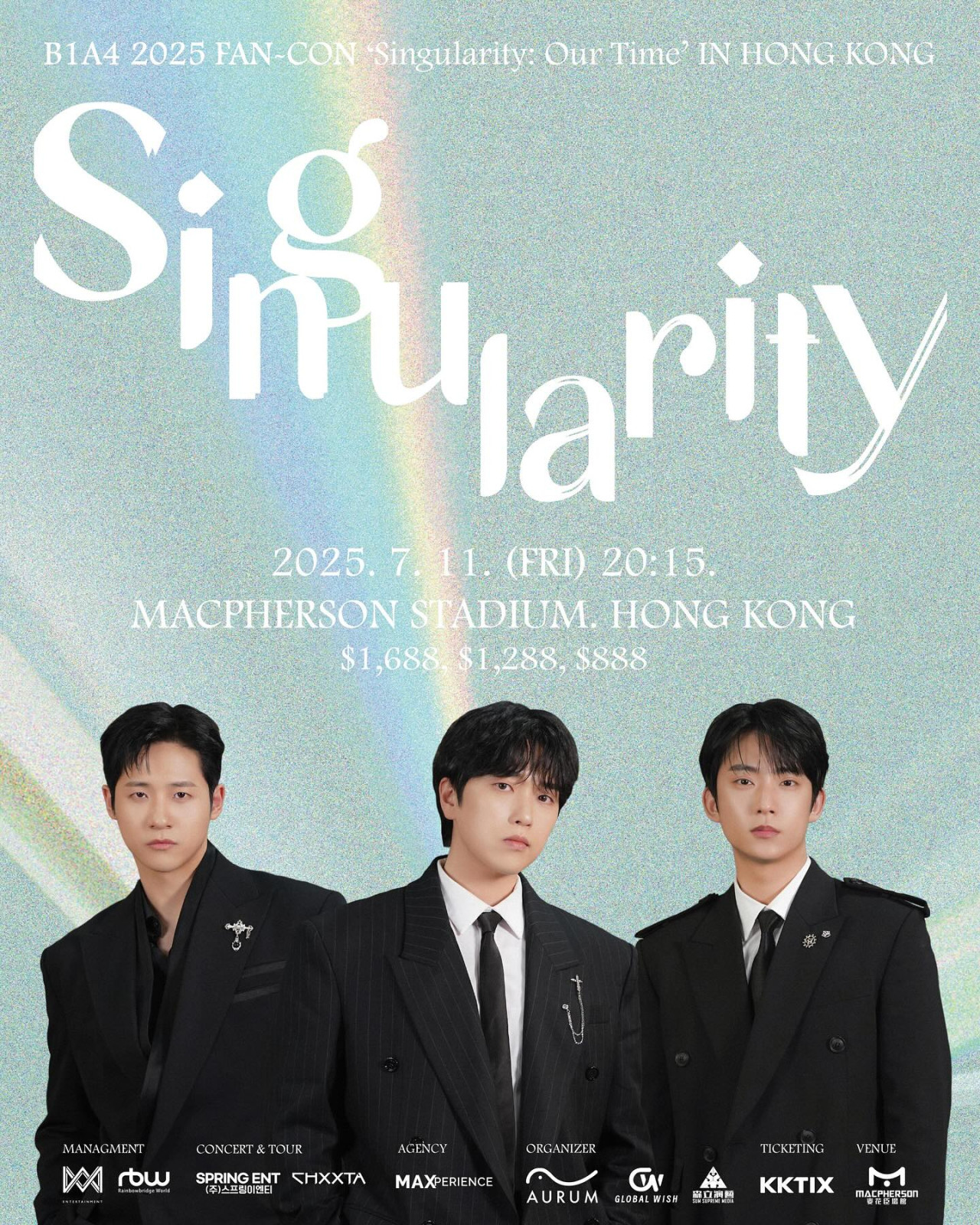 B1A4香港演唱會2025︱韓國男團B1A4事隔8年重返香港開演唱會！票價／演出資訊／開售日期／座位表（不斷更新） | UHK 港生活