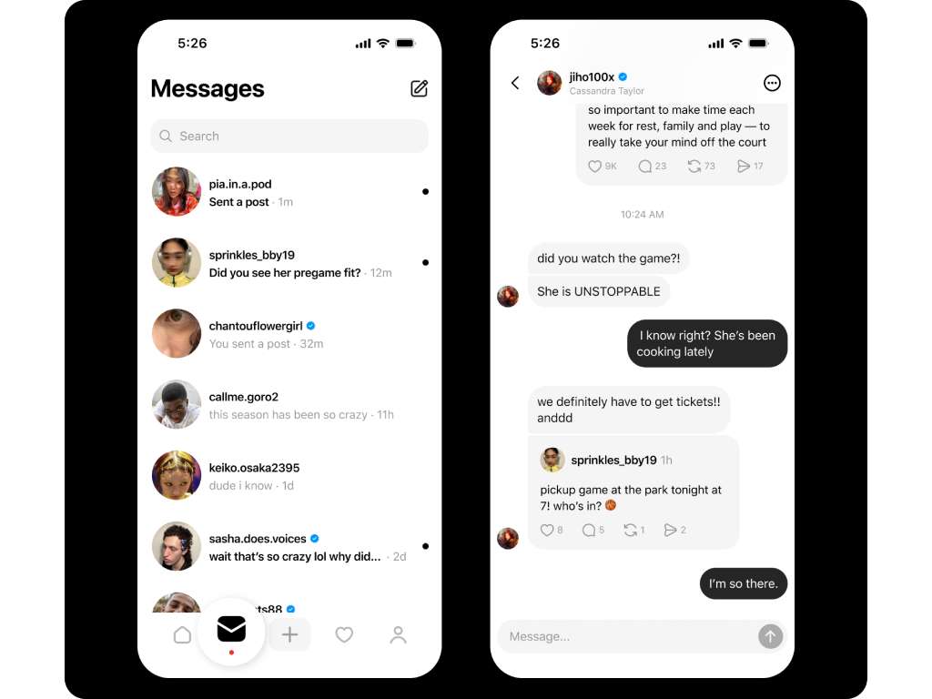 Threads 終有 DM 功能 增 3 大元素用法似 IG | ezone