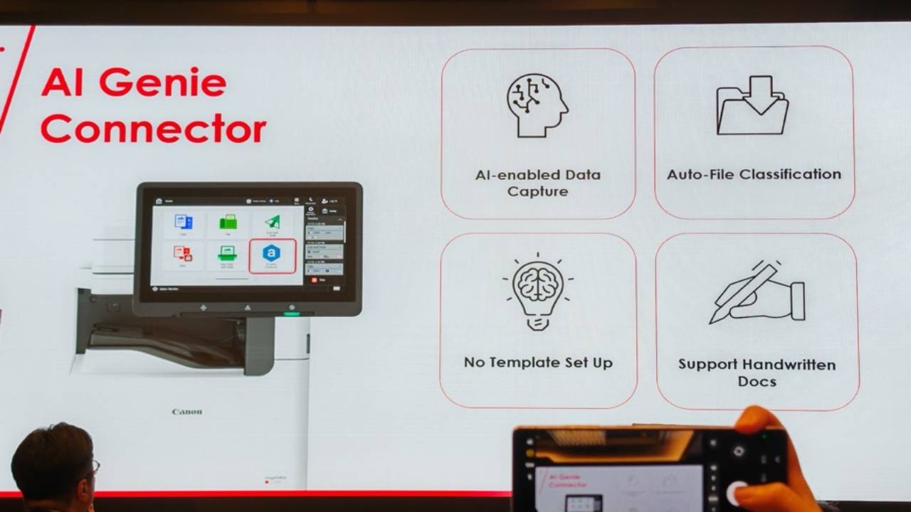 佳能AI革新辦公室設備 全新imageFORCE系列設AI Genie 2高效自動化商業管理 | ezone