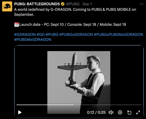 PUBG 聯乘韓國天王 G-Dragon 新造型、武器皮膚恐天價入手？ | ezone