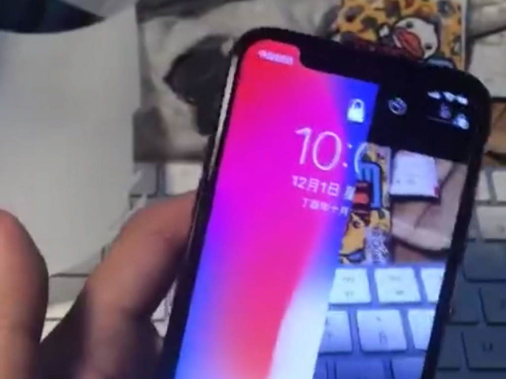 iPhone X 驚現神級 Bug！畫面一半出問題！ | ezone