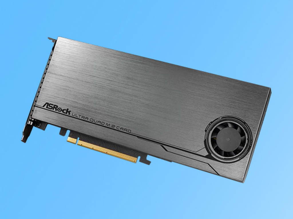 ASRock (華擎) 發布新款 M.2 SSD 擴展卡！支援 4 張 SSD @ RAID！ | ezone