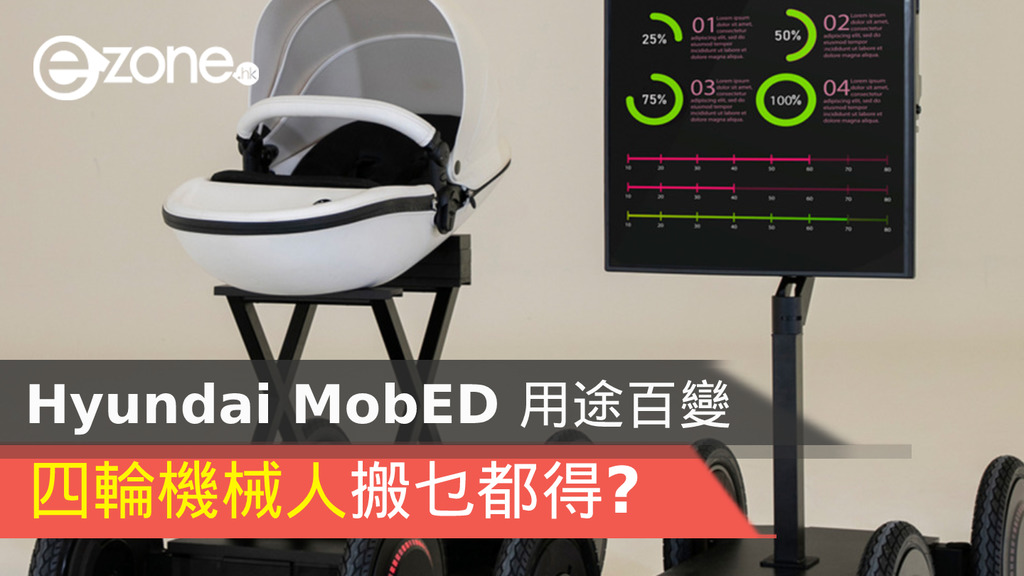 Hyundai MobED 用途百變 四輪機械人搬乜都得？ | ezone