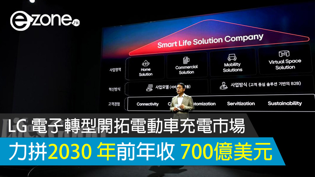 LG 電子轉型開拓電動車充電、數字健康市場 力拼2030 年前年收 700億美元 | ezone
