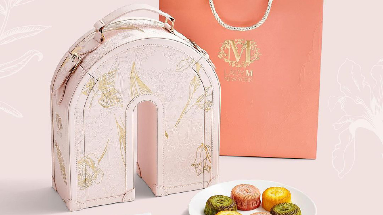 【Lady M月餅】Lady M中秋節月餅禮盒早鳥優惠 毛絨仿麂皮首飾盒設計！柚子牛奶／抹茶斑蘭／玫瑰荔枝奶黃 | U Food