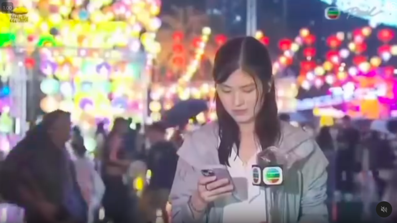 明珠台女記者陳尚萱Celine Chan直播意外講中文 短短24秒片段網上瘋傳 | UHK 港生活