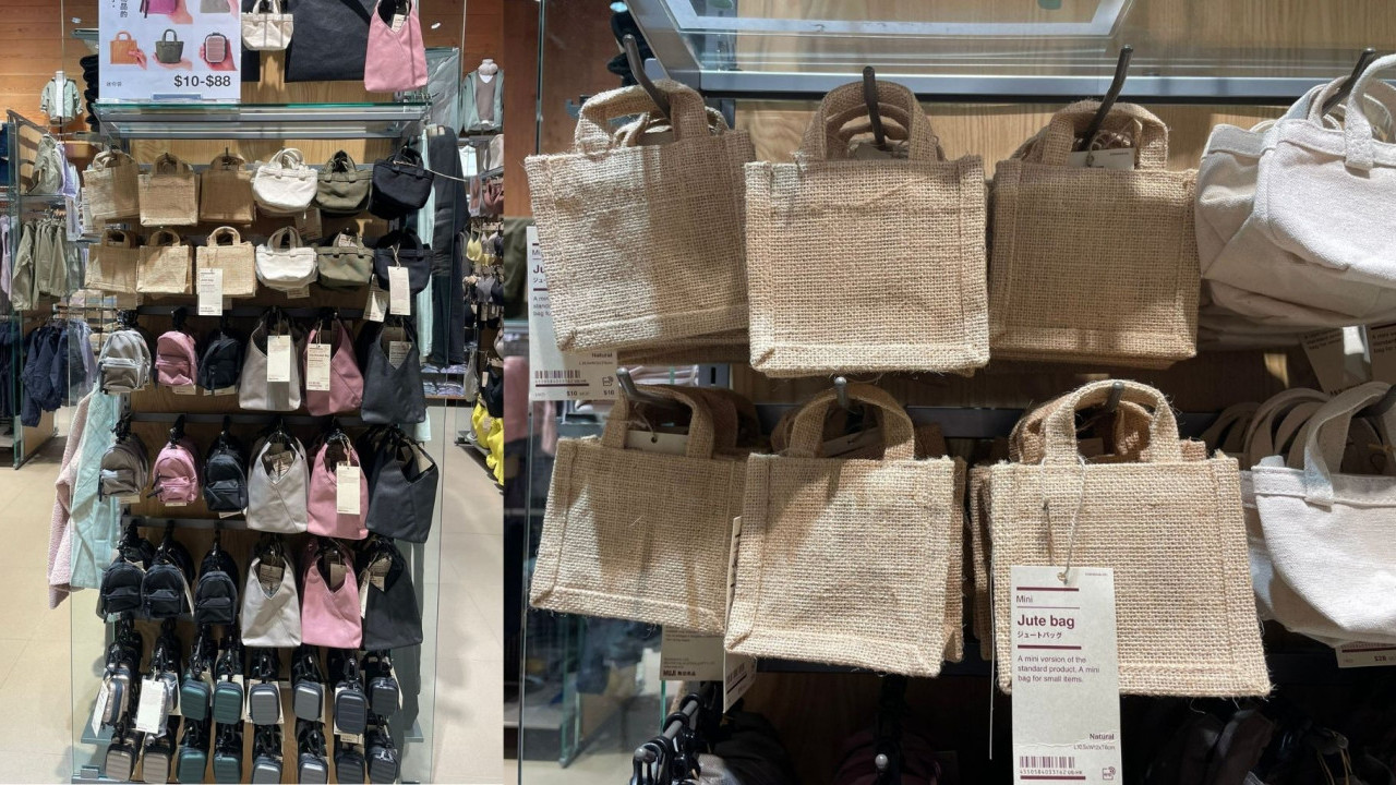 無印良品MUJI大熱小廢包香港都買得到！迷你黃麻手挽袋/行李箱吊飾$10起 | UHK 港生活