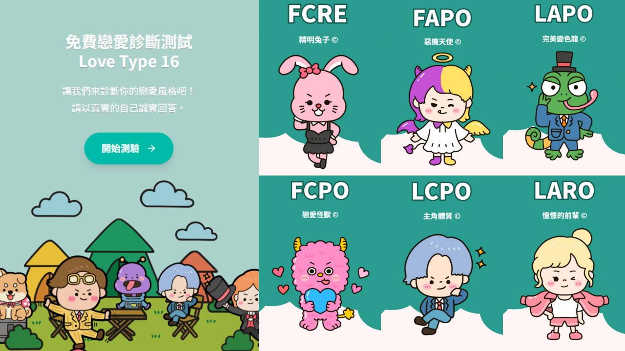 Threads爆紅16型MBTI戀愛人格診斷！你是FCPE忠犬八公/FCRO戀愛魔法師？ | U Beauty