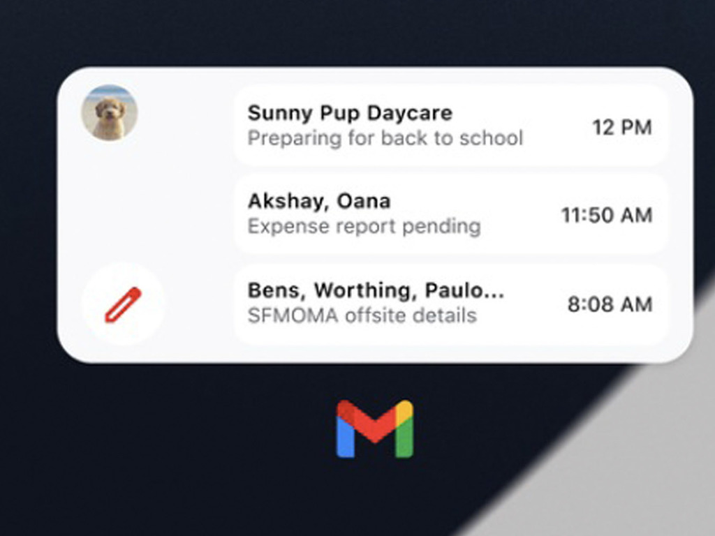 Gmail 推新版 iOS Widget 似 Android 更實用 | ezone