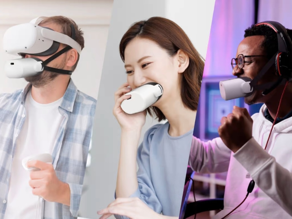 新型藍牙麥克風 Mutalk 如將 VR 顯示器戴在嘴上 | ezone